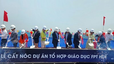 FPT Hue Education Complex project topped out
