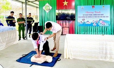 Training on the implementation of the child drowning prevention project